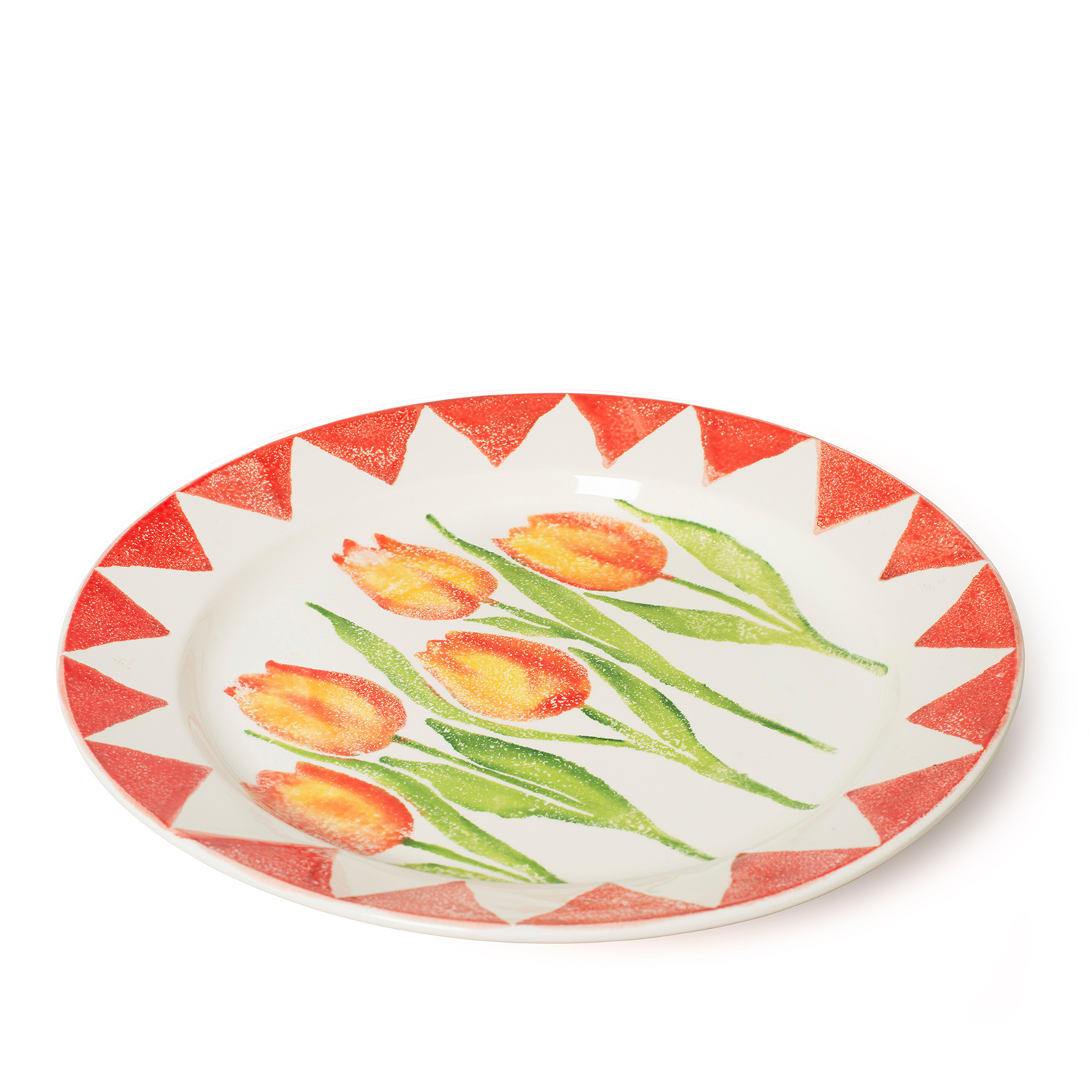 Tulip Platter : Earthenware : Countryside - Unique & Unity