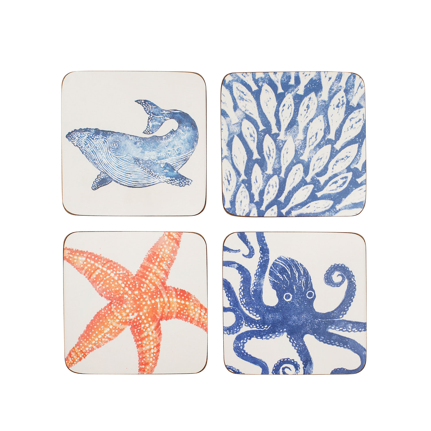 Creatures Coasters Set/4 - Unique & Unity