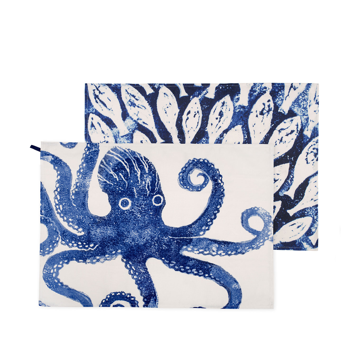 Tea Towel Set/2 - Octopus & Shoal Fish - Unique & Unity
